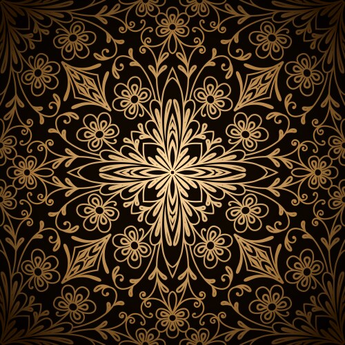 Vintage card royal gold Royalty Free Vector Image