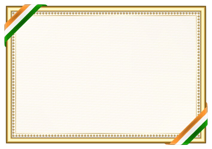 Indian Flag Border Design