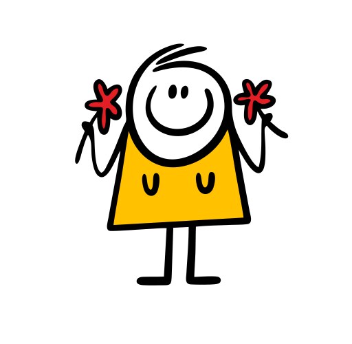Stickman Cartoon Happy Vector Images (over 2,600)