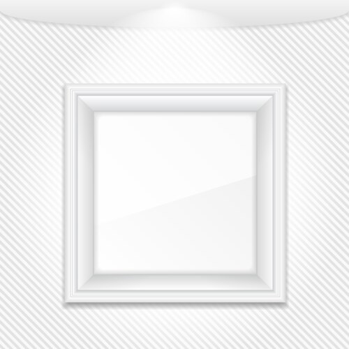 Decorative border and frame template in square Vector Image