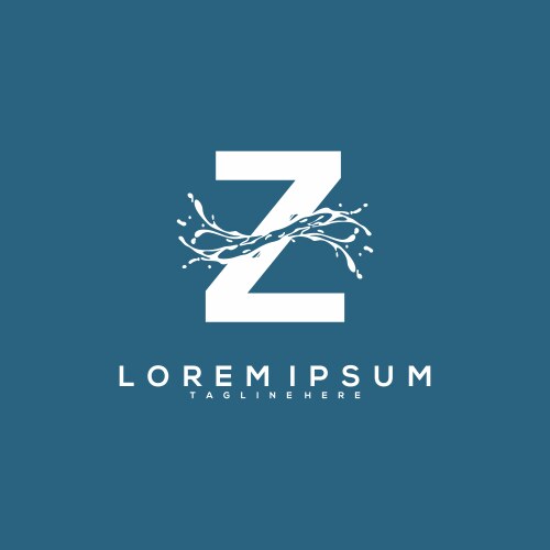 Abstract initial j logo design concept water logo Vector Image Abstract initial j logo design concept water logo Vector Image