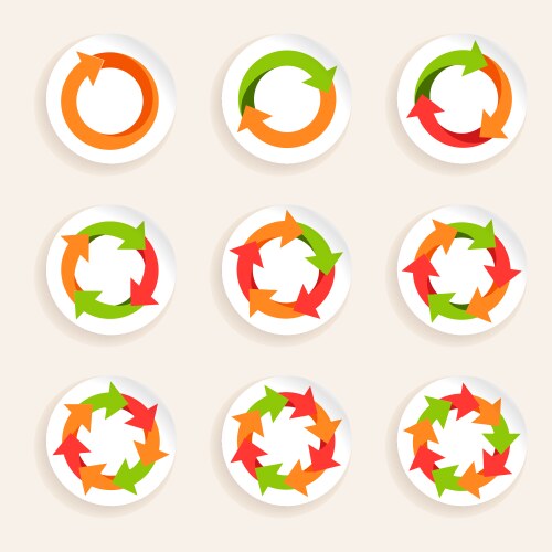 Red Circular Arrow Vector Images (over 5,600)
