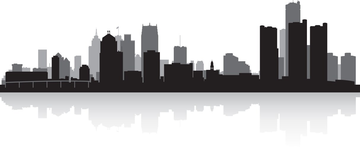 Detroit Skyline Vector Images (over 220)