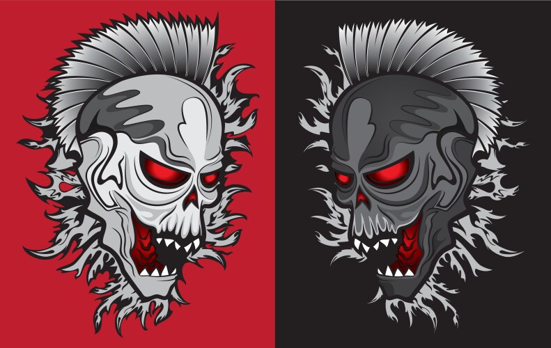 Terminator Skull Vector Images (71)