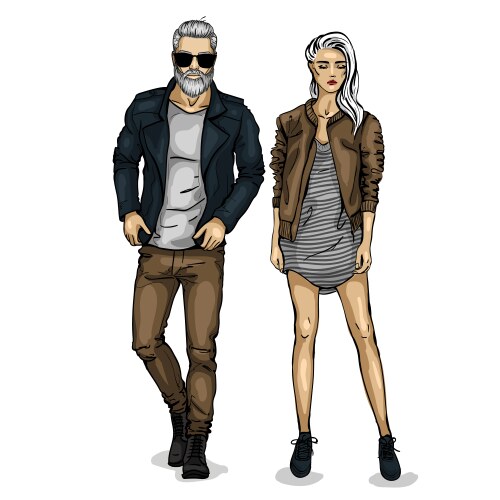 Man model Royalty Free Vector Image - VectorStock