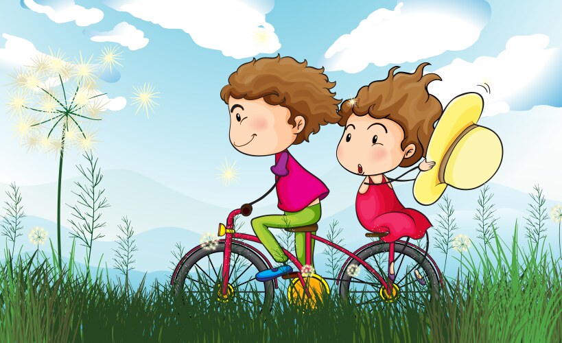 Man Biking Vector Images (over 35,000)