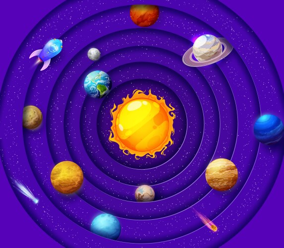 Solar System Kids Vector Images (over 3,000)