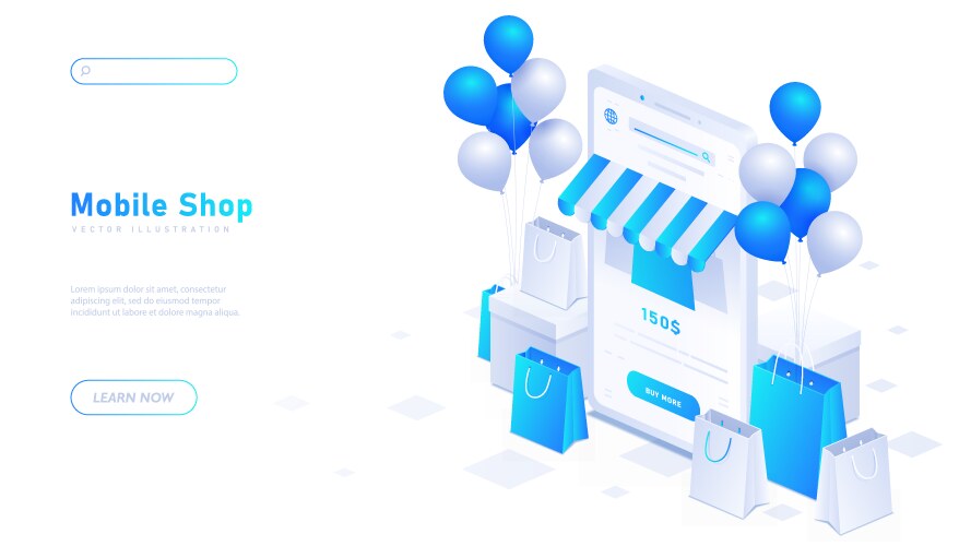 Mobile Shop Banners Vector Images (over 32,000)