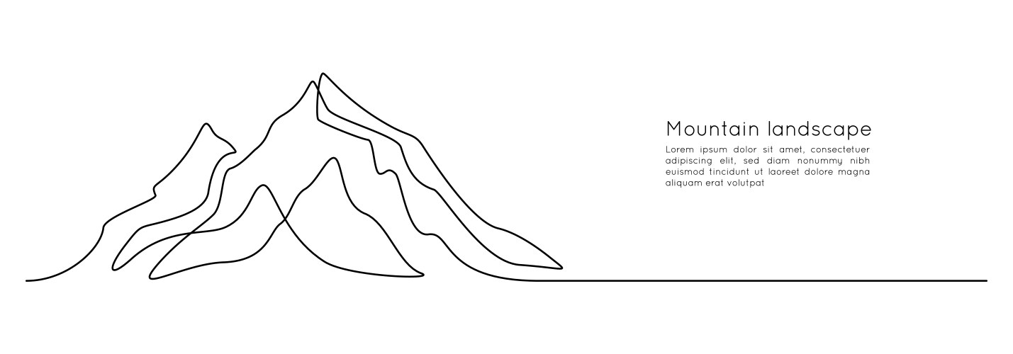 Mountain Outline Vector Images (over 63,000)