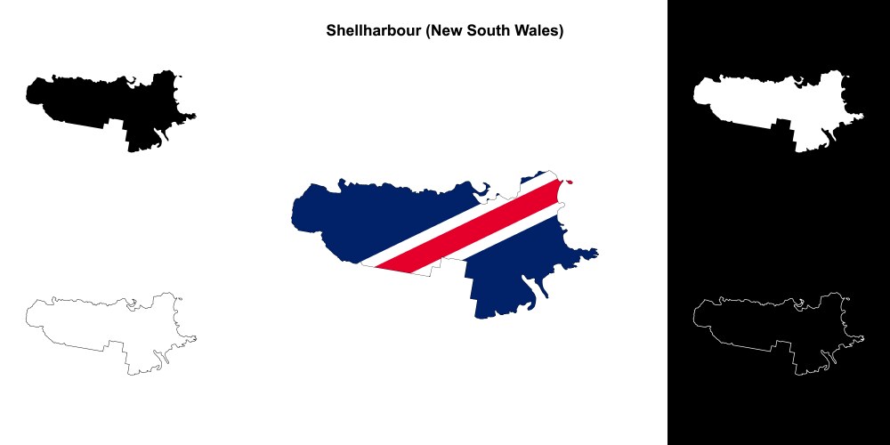 Forbes outline map Royalty Free Vector Image - VectorStock