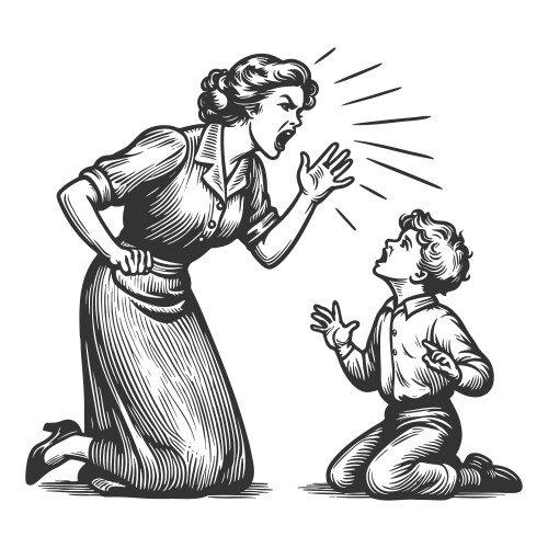 Angry Mom Vector Images (over 1,300)