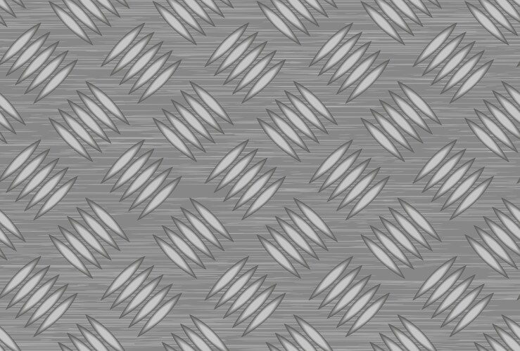 Stainless steel diamondplate industry realistic Vector Image