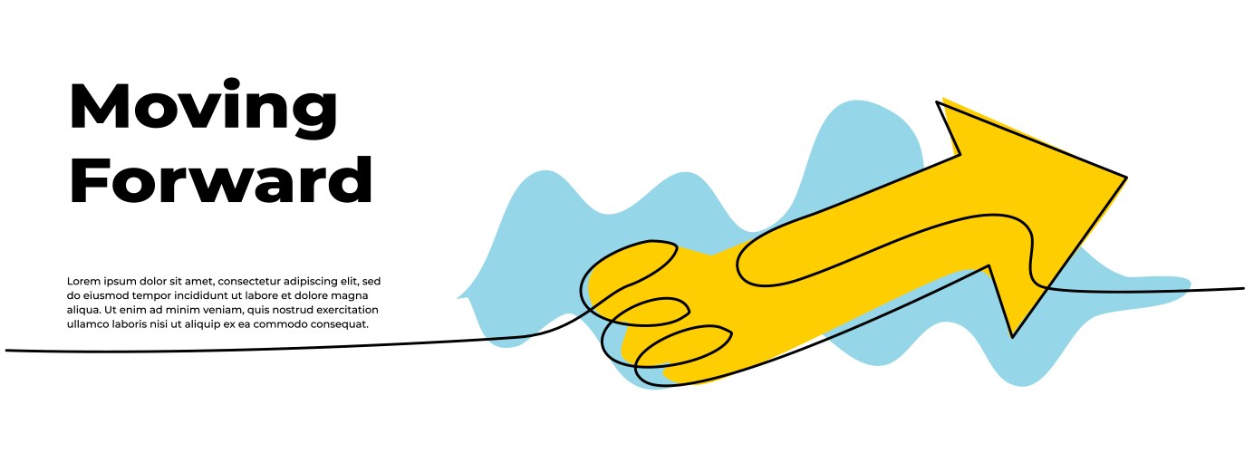 Continuous line design of arrow pointing up one Vector Image