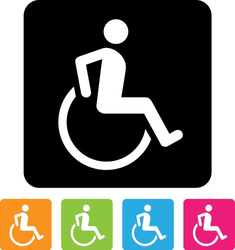 Handicap sign Royalty Free Vector Image - VectorStock