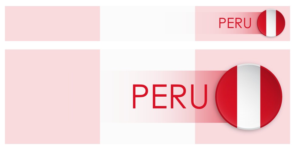 Madagascar flag horizontal web banner in modern Vector Image