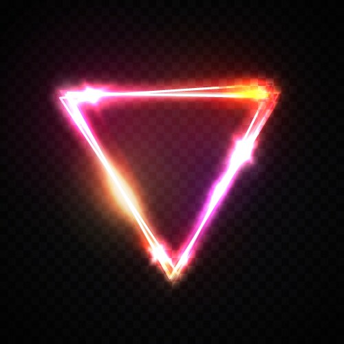 Red Upside Down Triangle Logo Triangle Lip Logo Vector & Photo (Free