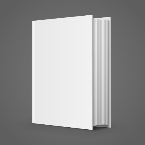 Open book blank empty pages Royalty Free Vector Image