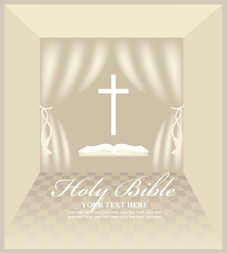 Christian church logo Royalty Free Vector Image