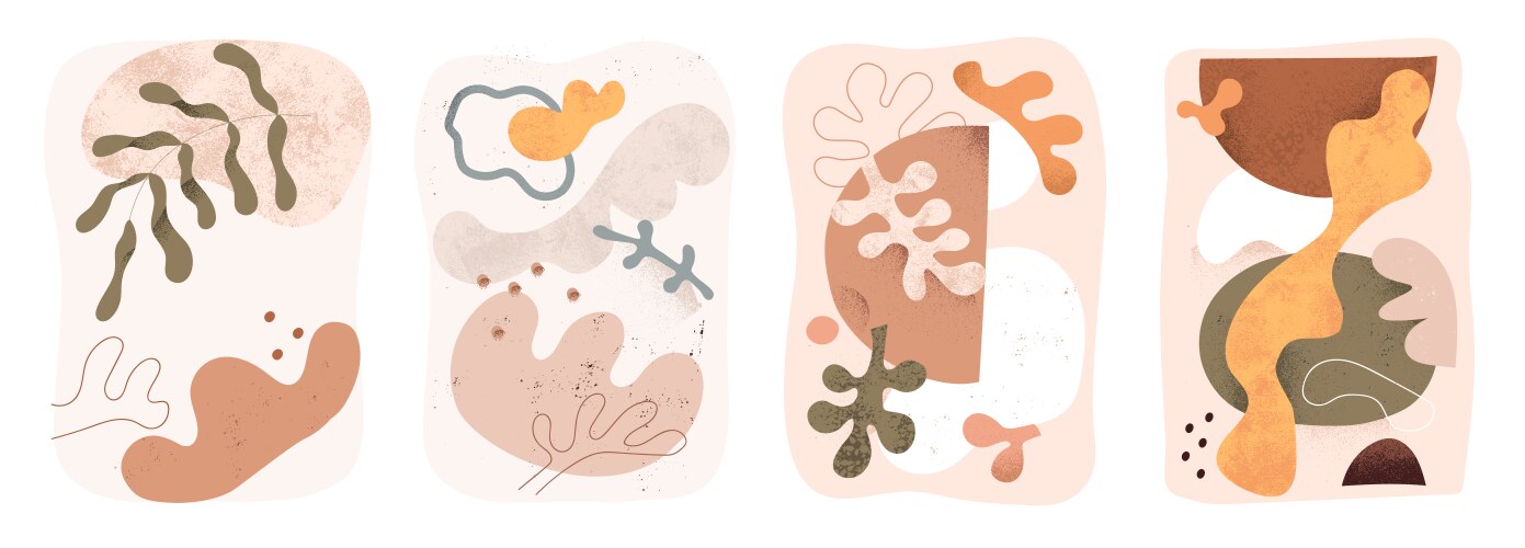 Scandinavian drawing set Royalty Free Vector Image