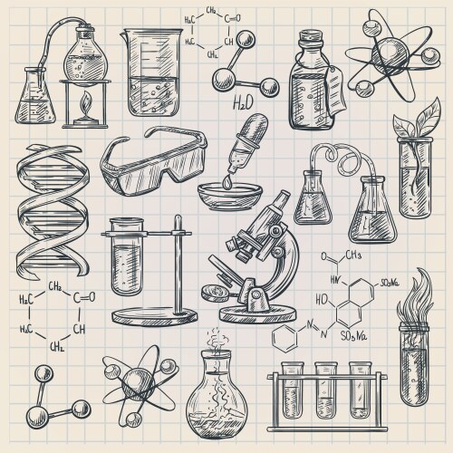 Chemistry Doodles Vector Images (over 7,000)