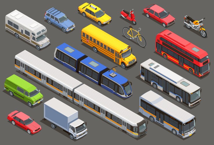 Isometric Vehicle Vector Images (over 49,000)