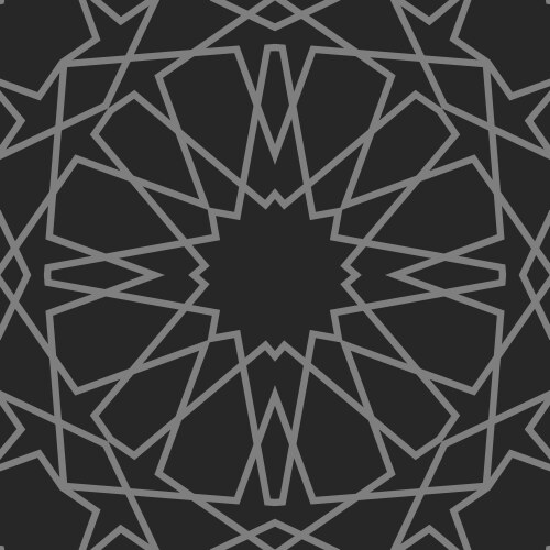 Seamless islamic pattern 3d traditional arabic Vector Image