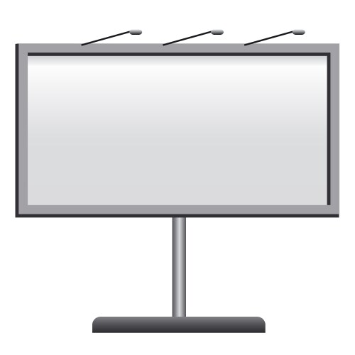 Mockup billboard different perspectives set Vector Image