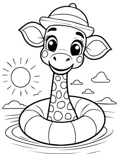 Giraffe Outline Vector Images (over 4,000)