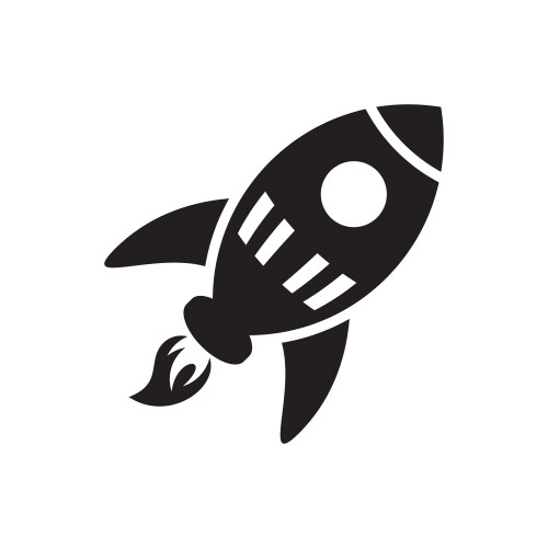 Rocket icon Royalty Free Vector Image - VectorStock