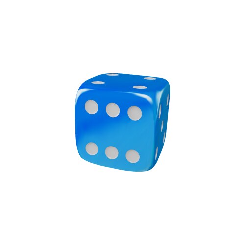 Realistic game dice falling 3d black cube Vector Image