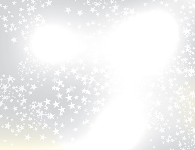 Silver background with stars Royalty Free Vector Image