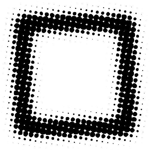 Black dot matrix fade Royalty Free Vector Image