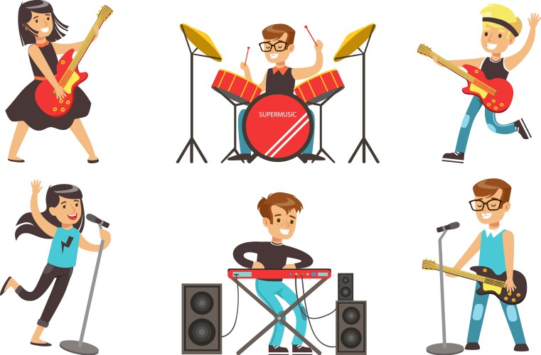 Children Playing Hopscotch Royalty Free Vector Image