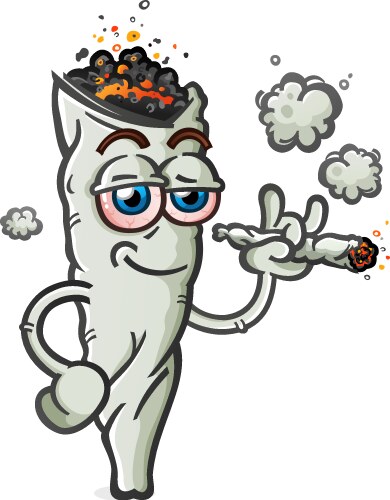 Cartoon Marijuana Joint Vector Images (over 1,400)