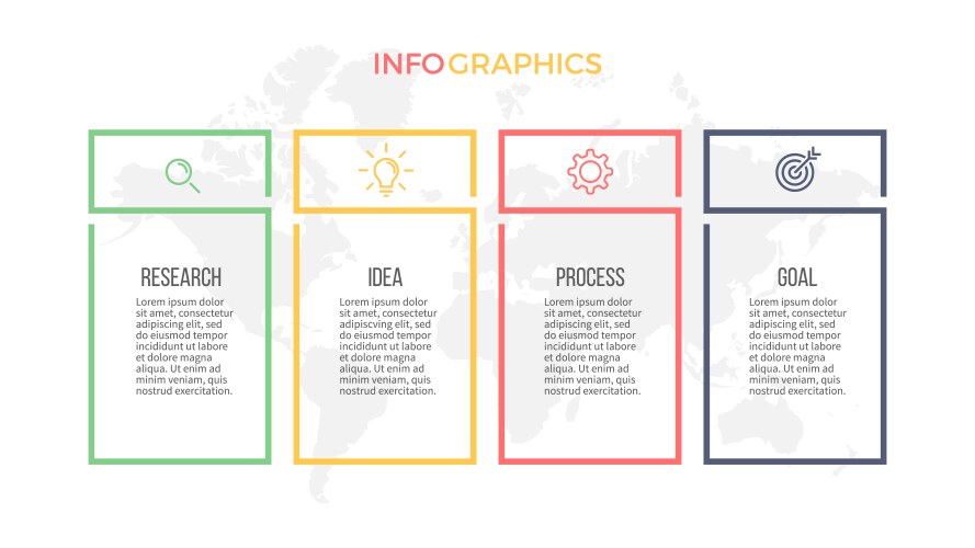 Infographics design Royalty Free Vector Image - VectorStock