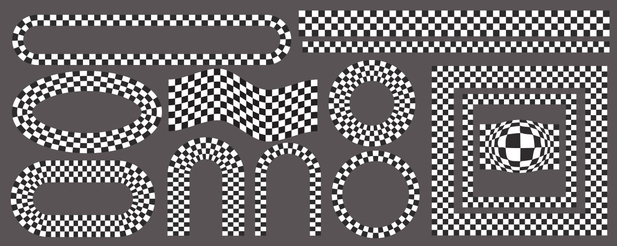 Black and White Checkerboard Patterns Vector Images (over 4,300)