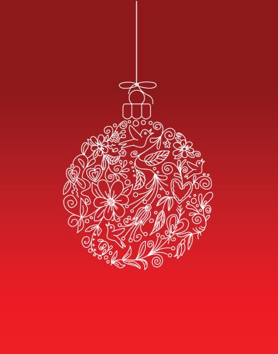 Ball Christmas Ornament Shape Vector Images (over 13,000)