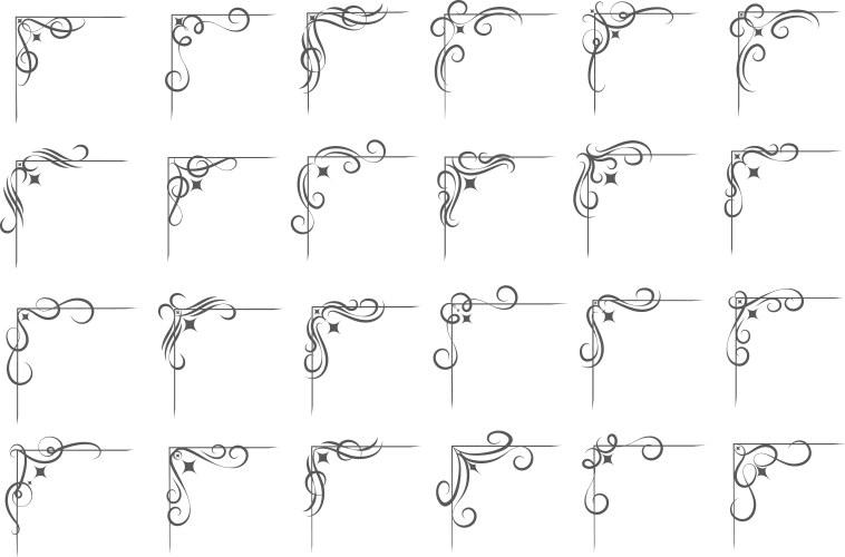 Classic Filigree Pattern Vector Images (over 20,000)