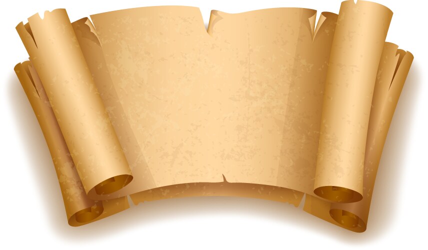 Old paper manuscript bundle Royalty Free Vector Image