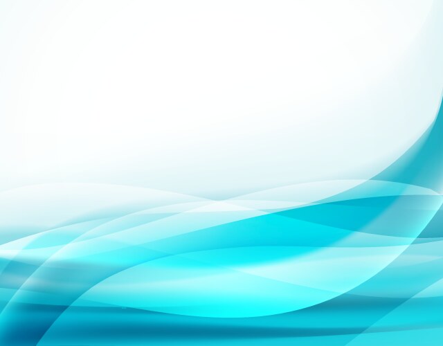 Blue silky waves borders Royalty Free Vector Image