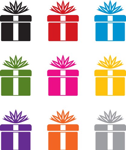 Check mark stickers and buttons red green Vector Image