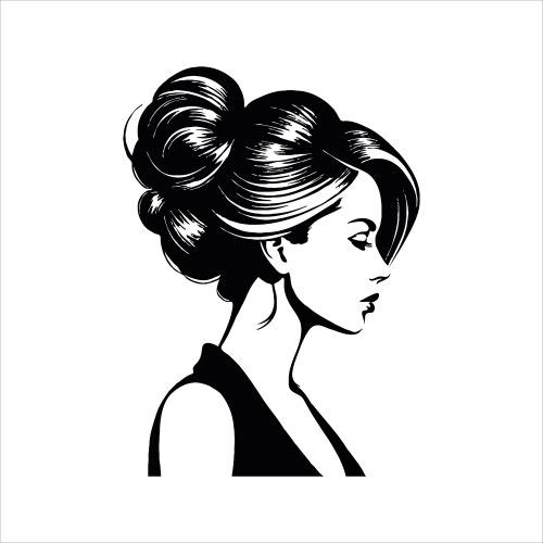 Woman Side Profile Vector Images (over 4,500)