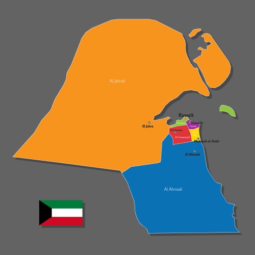 Kuwait Map Outline Vector Images (over 410)