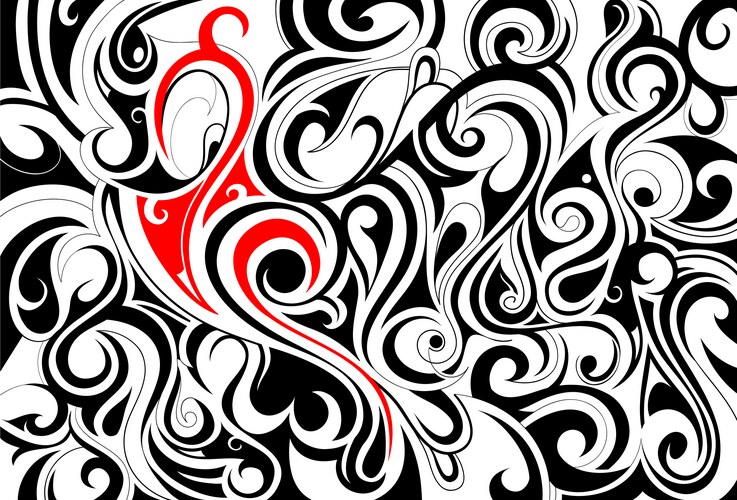 Tribal Waves Vector Images (over 7,200)