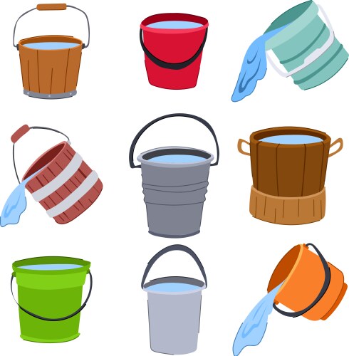 Bucket Cartoon Vector Images (over 30,000)
