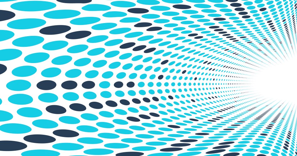 Dotted abstract background blue dots Royalty Free Vector