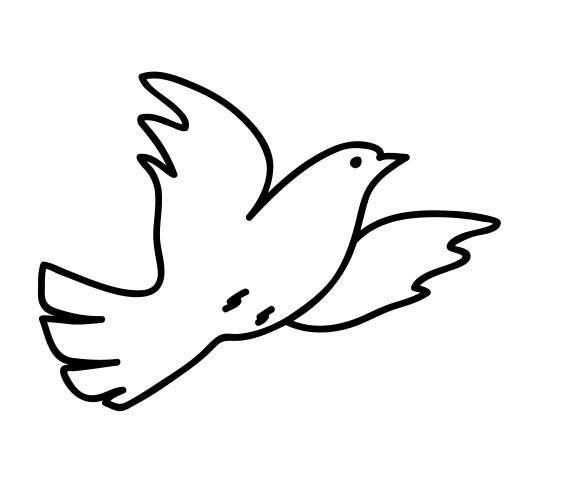 Dove Line Drawing Vector Images (over 5,900)