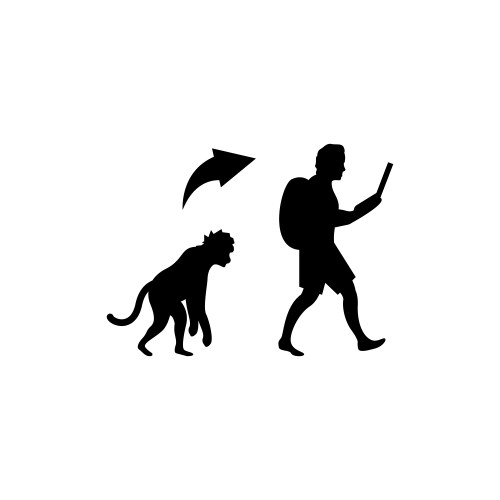 Human Evolution Stages Timeline – Royalty-Free Vector | VectorStock