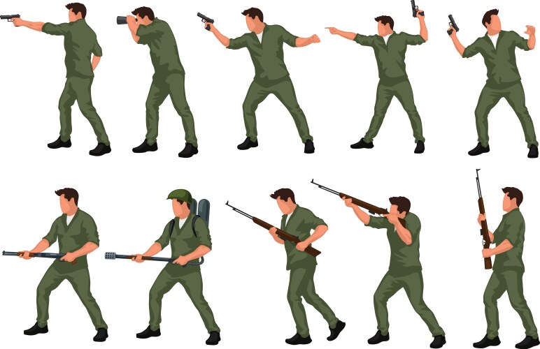 Tactical Shooting Vector Images (over 870)