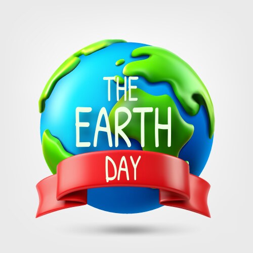 Earth with continents and oceans Royalty Free Vector Image